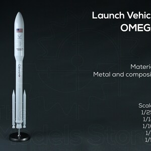 USA Omega Spacecraft Launch Vehicle Scale Model - Etsy