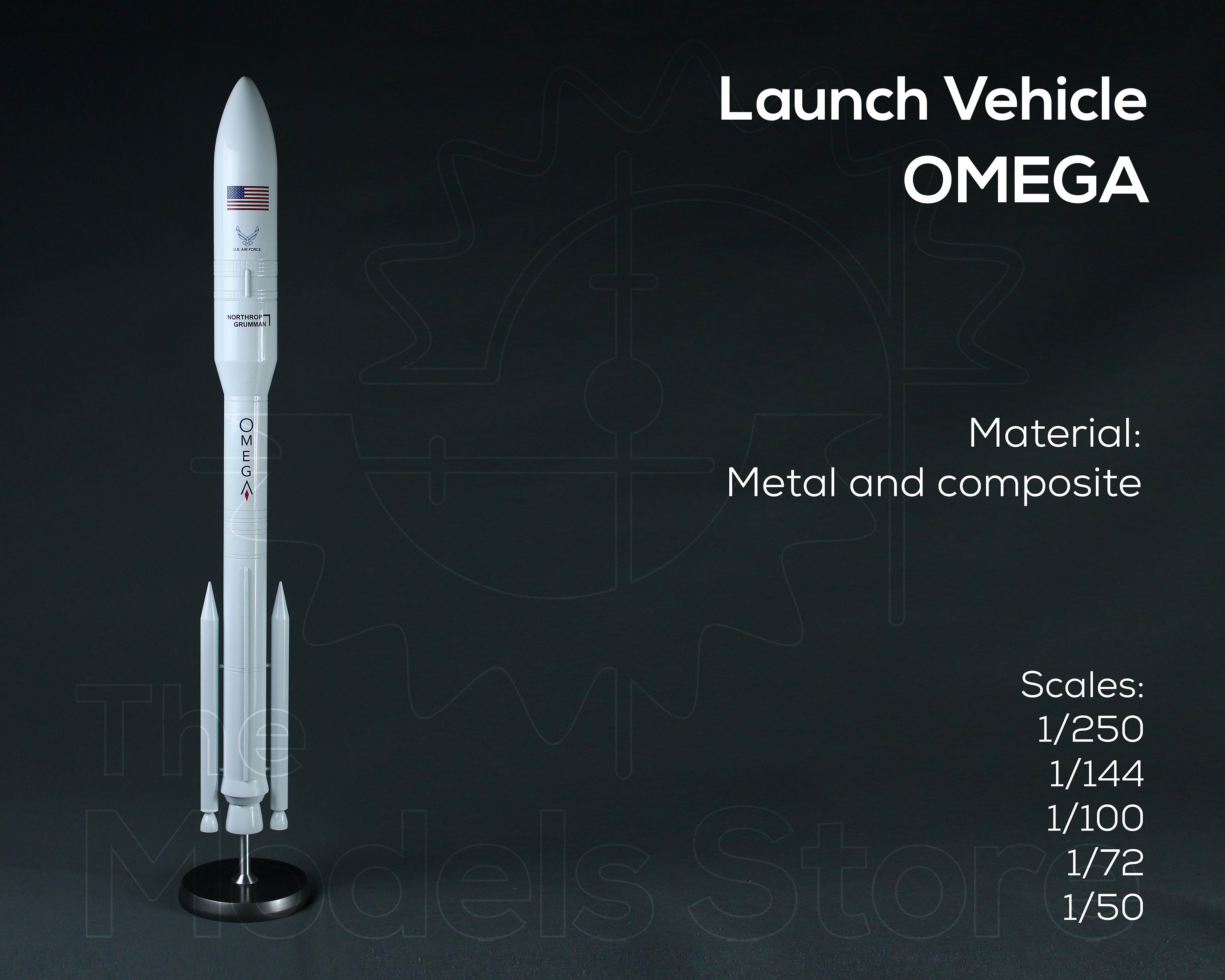 USA Omega Spacecraft Launch Vehicle Scale Model - Etsy