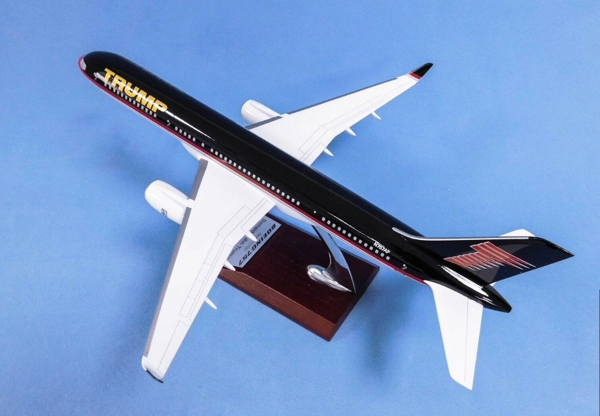 Boeing 757 President Jet Donald Trump Aircraft Handmade Desktop Plane ...