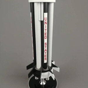 Legendary NASA Saturn 1B Spacecraft Launch Vehicle Scale Model AS-202 ...