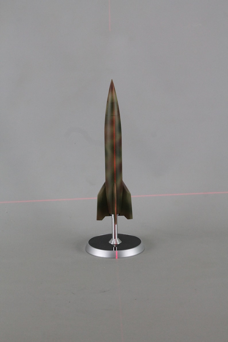 Legendary WW2 V-2 Rocket Scale Model Handmade - Etsy