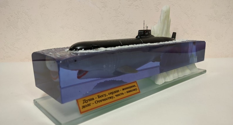 Diorama of Submarine in Epoxy Resin Project 941 "shark" the World's ...