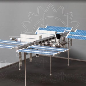 ISS International Space Station Scale Model With Cover - Etsy