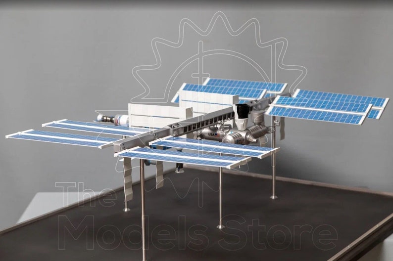 ISS International Space Station Scale Model With Cover - Etsy