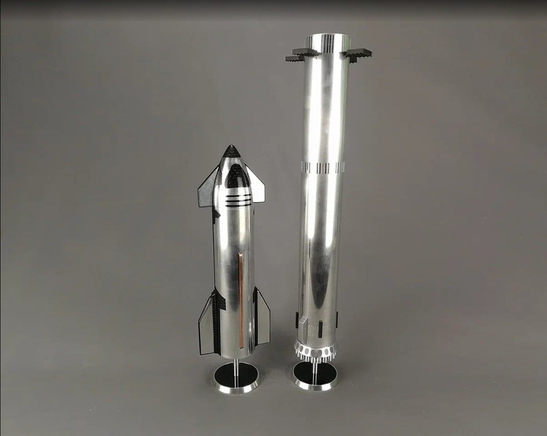 Handmade Starship SN20 Spacex Ilon Musk Falcon Superheavy Rocket ...