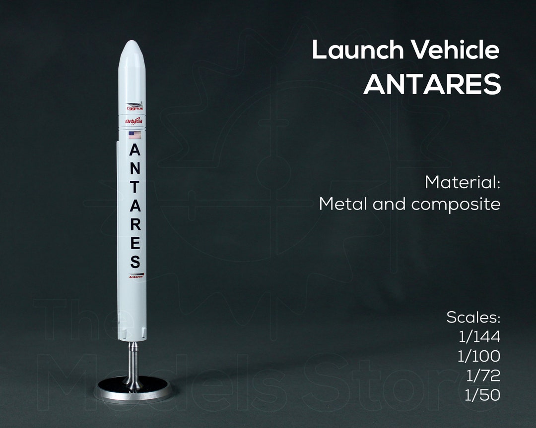Antares Spacecraft Launch Vehicle Scale Model - Etsy