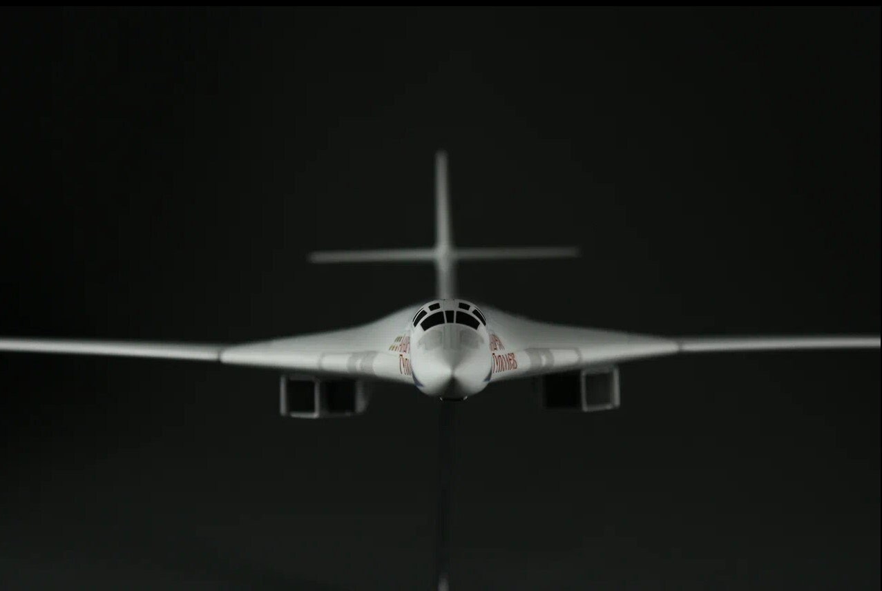 Handmade USSR Russiantupolev Tu-160 Blackjack Scale Model. Scale 1/100 ...