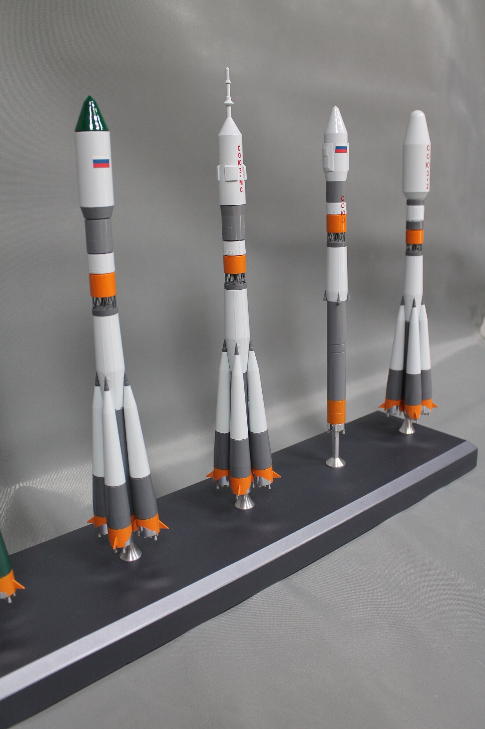 USSR Russian R7-soyuz Family Set of Rocket Launch Vehicle Scale Model ...