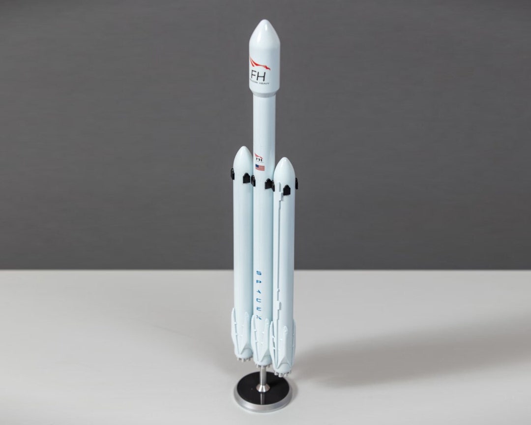 Spacex Falcon Heavy Rocket Spacecraft Launch Vehicle Scale Model - Etsy
