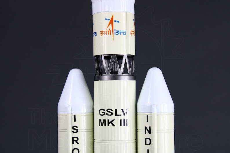 Indian ISRO GSLV MK3 Rocket Spacecraft Launch Vehicle Scale Model - Etsy