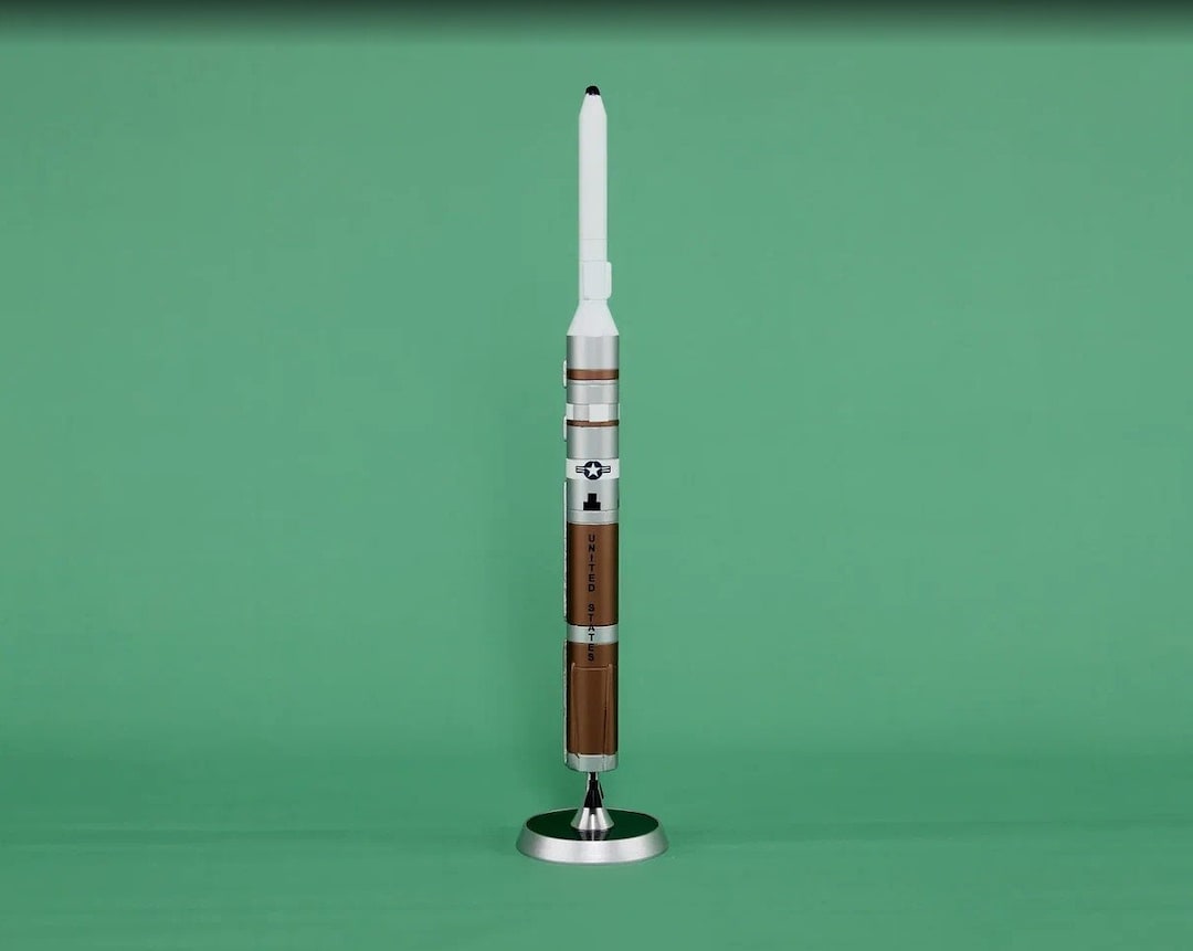 Handcrafted Lockheed Martin Titan IIIB Spacecraft Launch Vehicle Scale ...