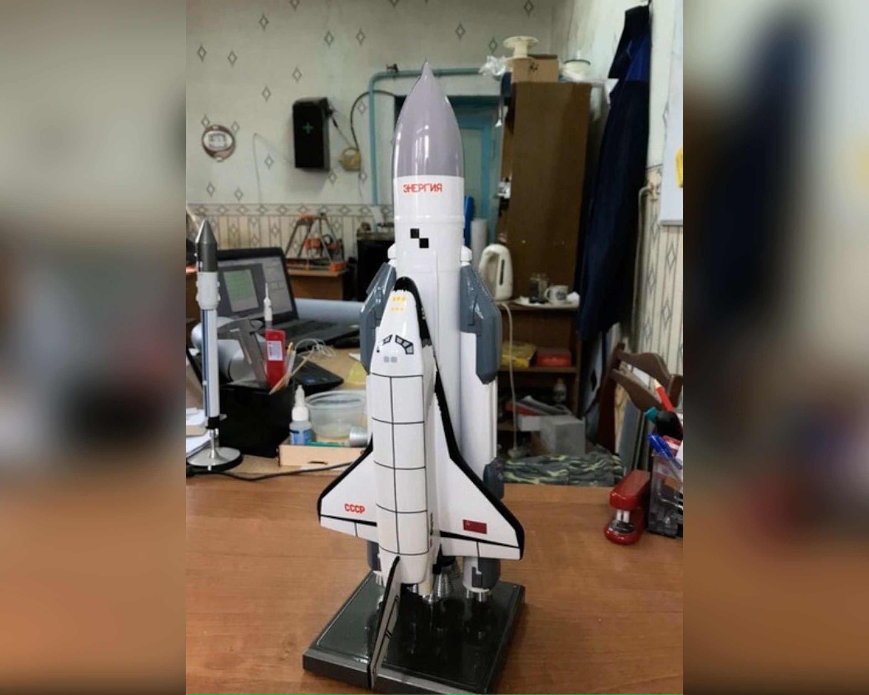 USSR Energia Buran Rocket Spacecraft Launch Vehicle Scale Model - Etsy