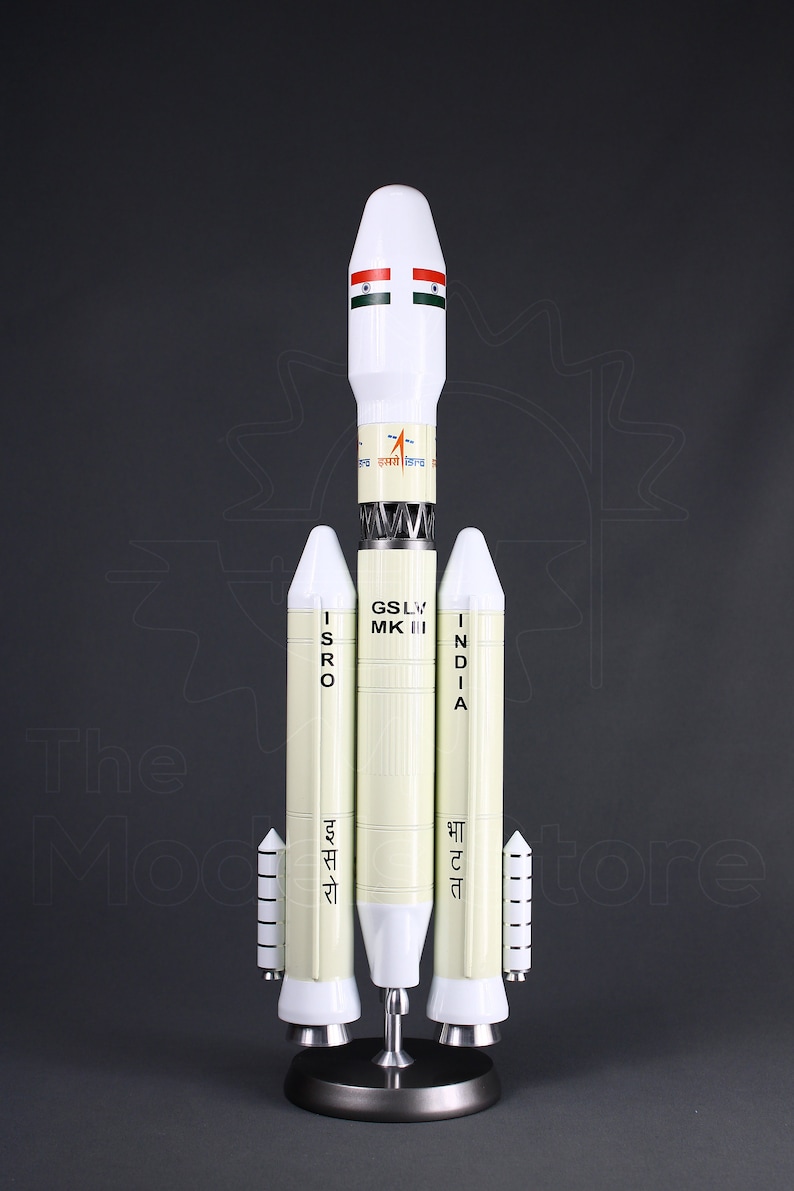 Indian ISRO GSLV MK3 Rocket Spacecraft Launch Vehicle Scale Model - Etsy