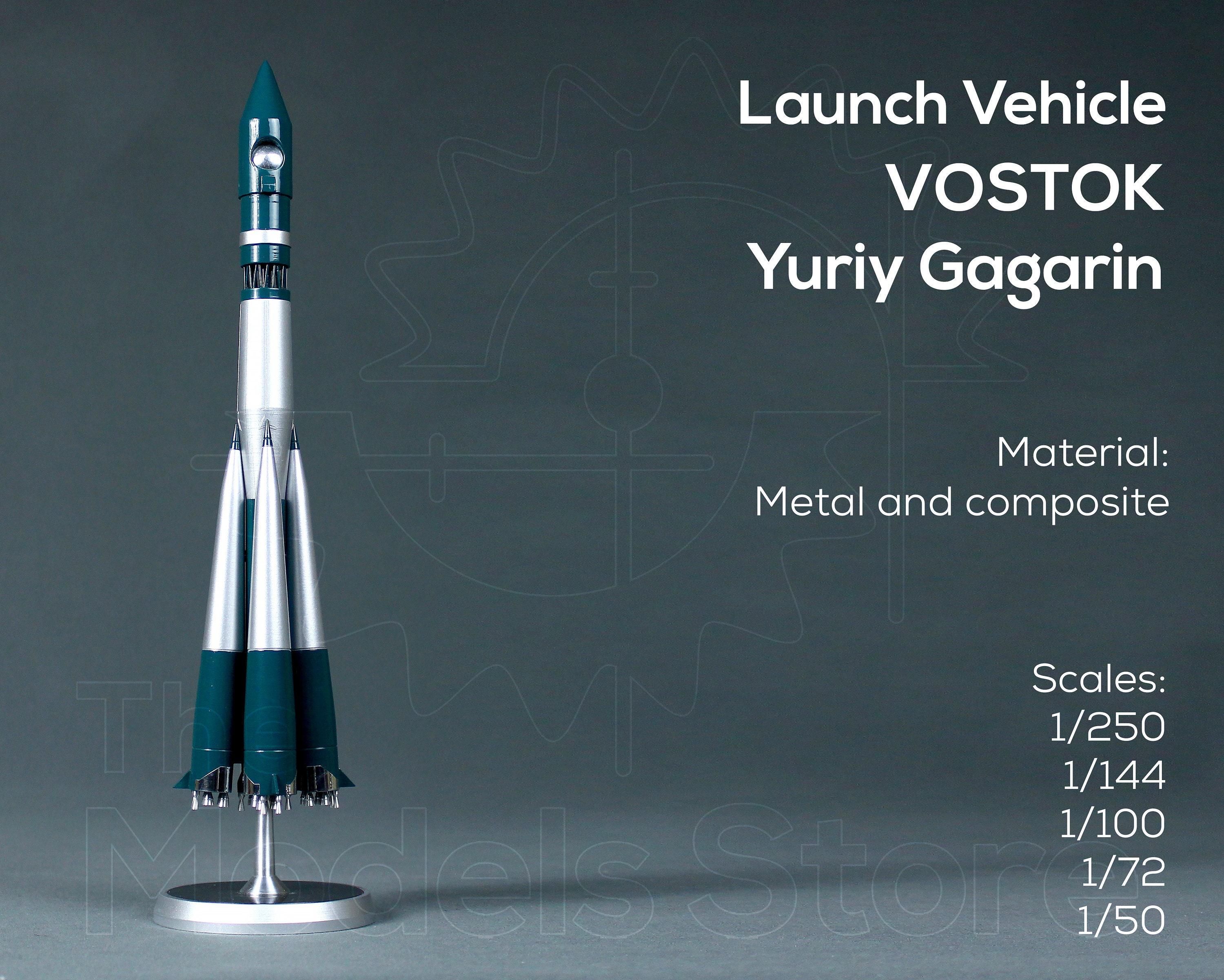 Vostok Rocket Model Flying