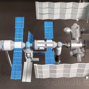 ISS International Space Station Scale Model With Cover - Etsy