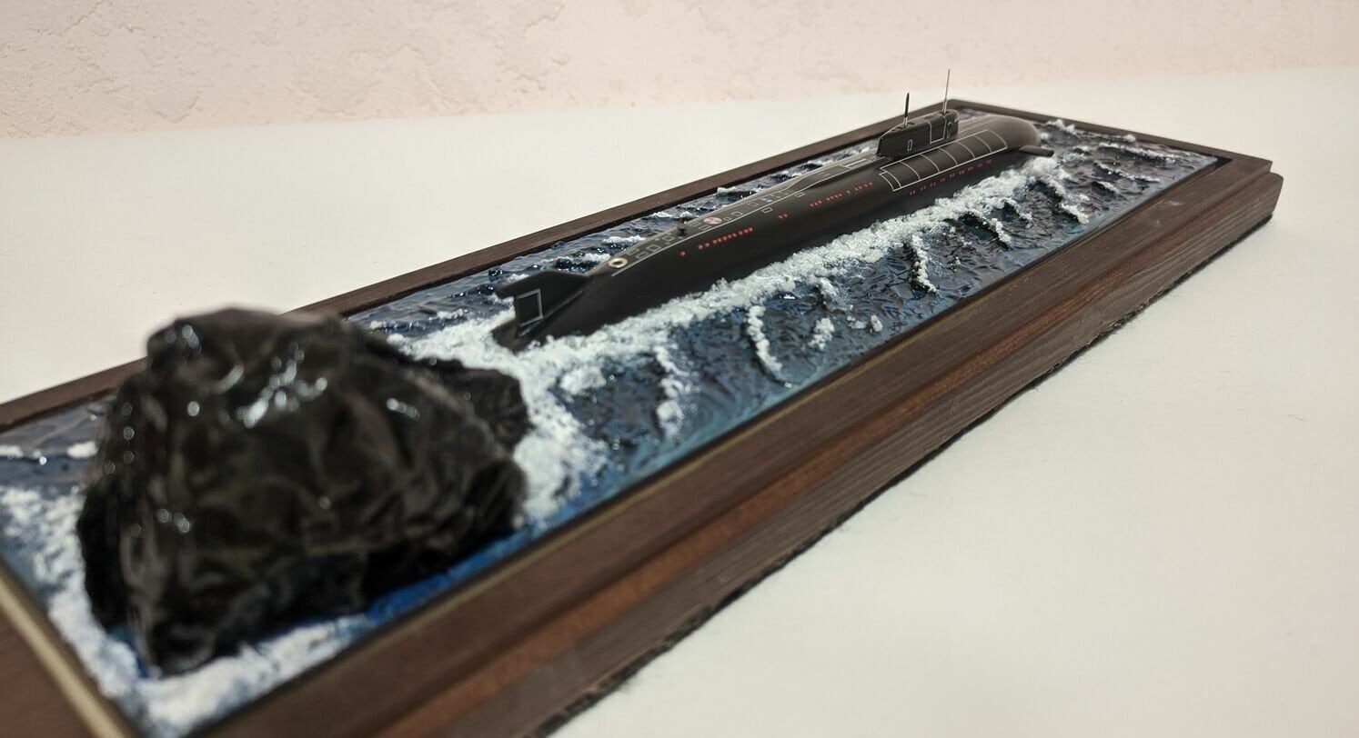 Handmade Diorama USSR Russian Submarine Project 949A Antey - Etsy