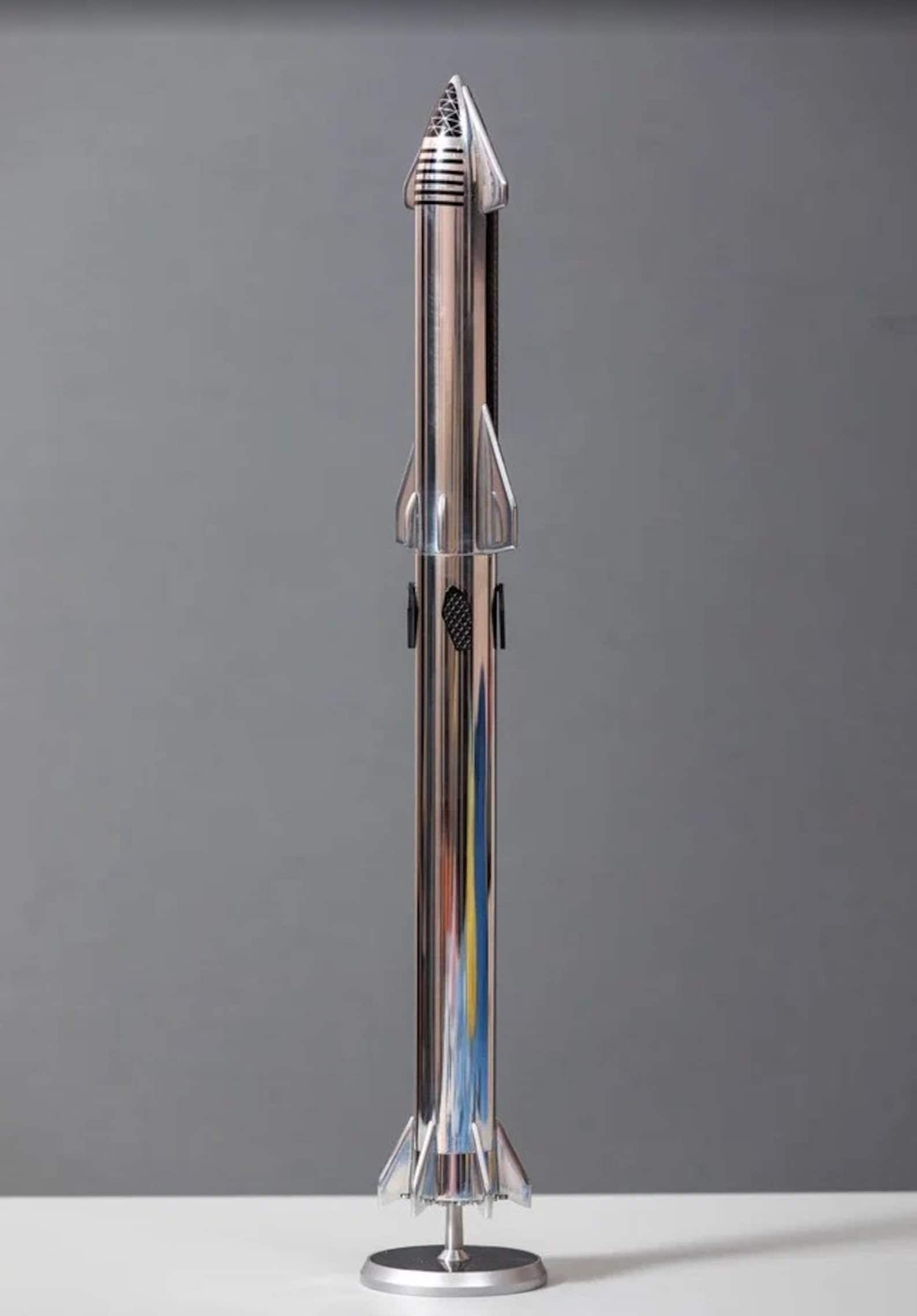 Spacex Falcon Superheavy Rocket Spacecraft Launch Vehicle Scale Model ...