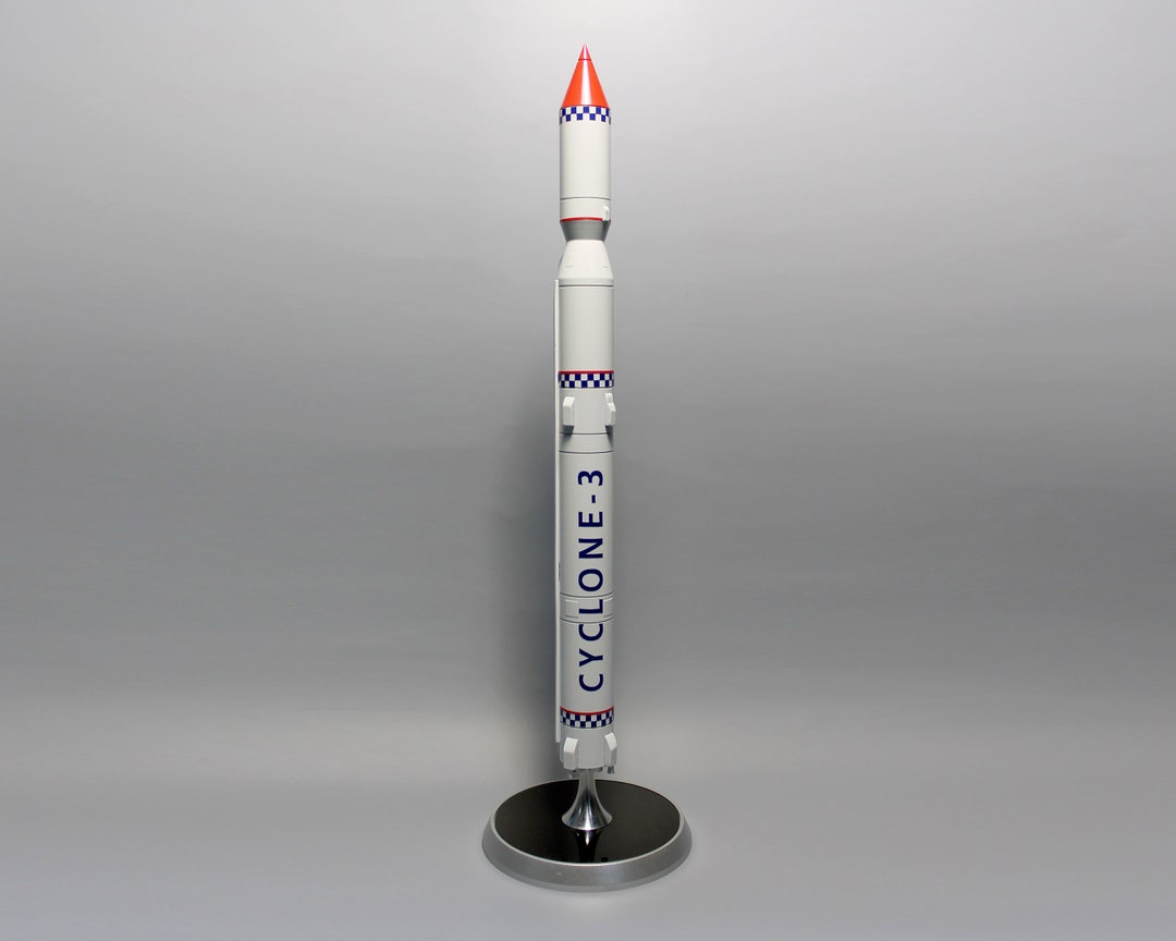 Ukrainian Tsyklon 3 Cyclone 3 Rocket Spacecraft Launch Vehicle Scale ...