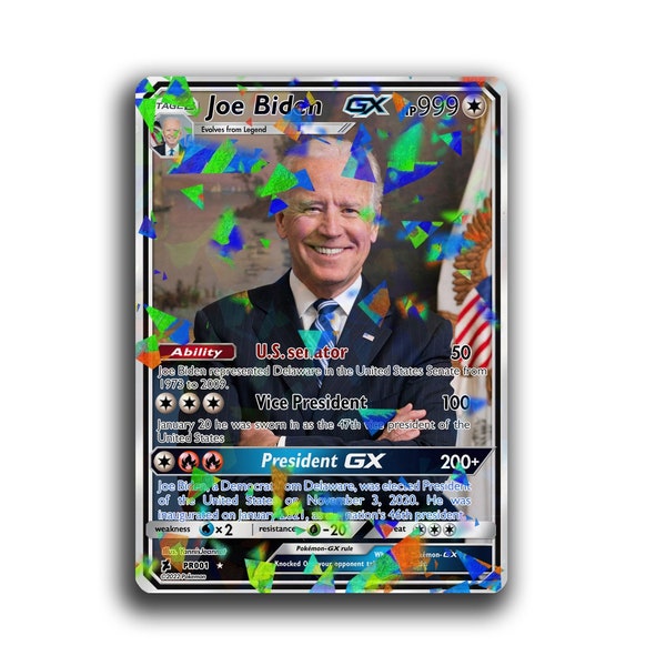Joe Biden Trading Card - Etsy