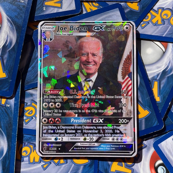 Joe Biden Trading Card - Etsy
