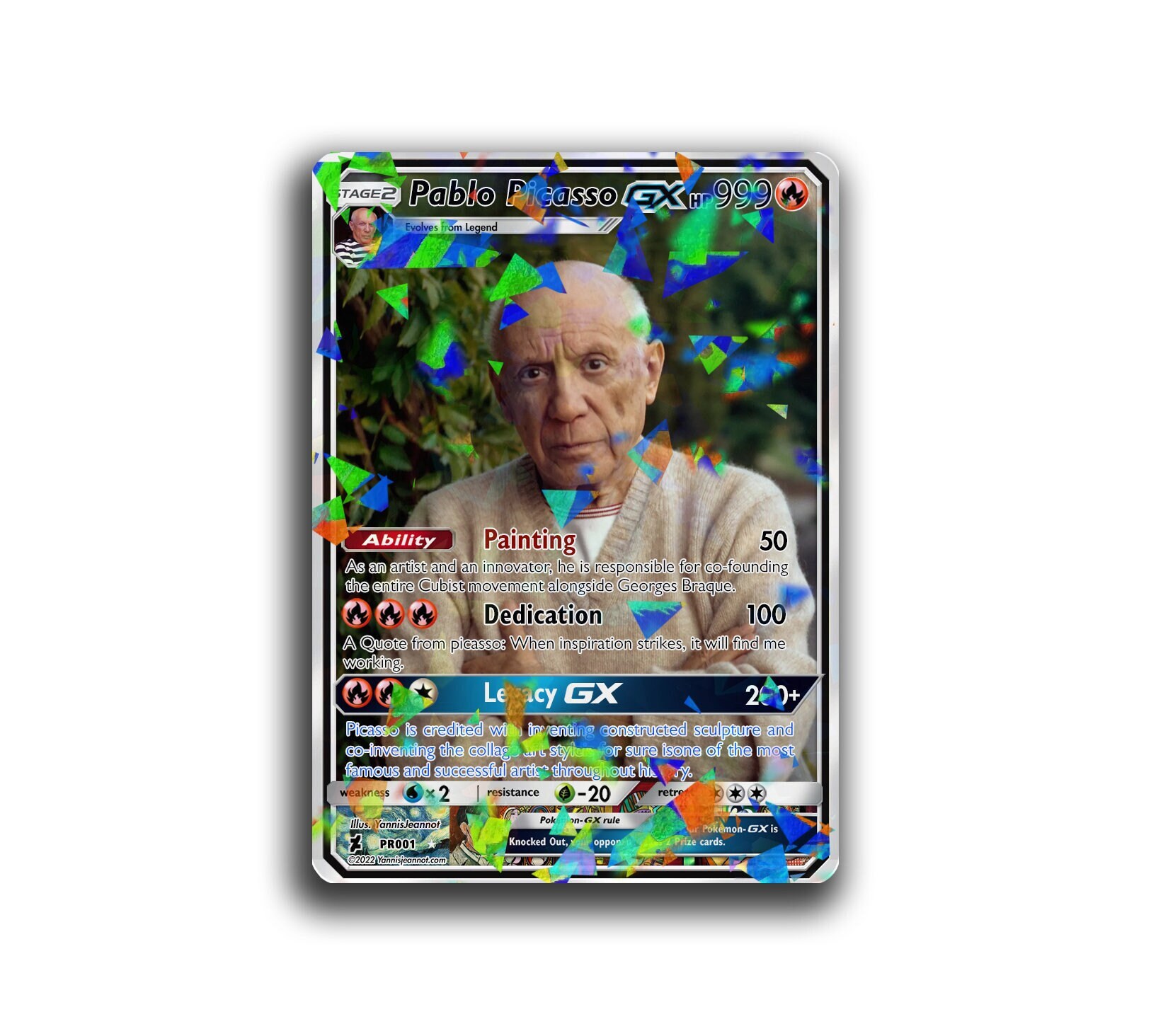 Pablo Picasso Special Holographic Pokémon Collective GX - Etsy