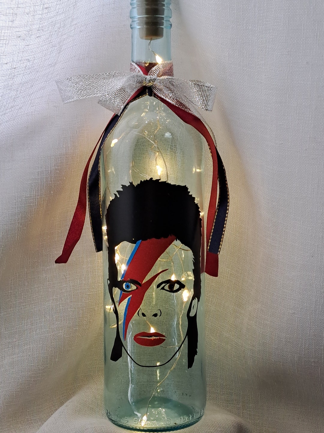 David Bowie Led Bottle Lamp Ziggy Stardust - Etsy