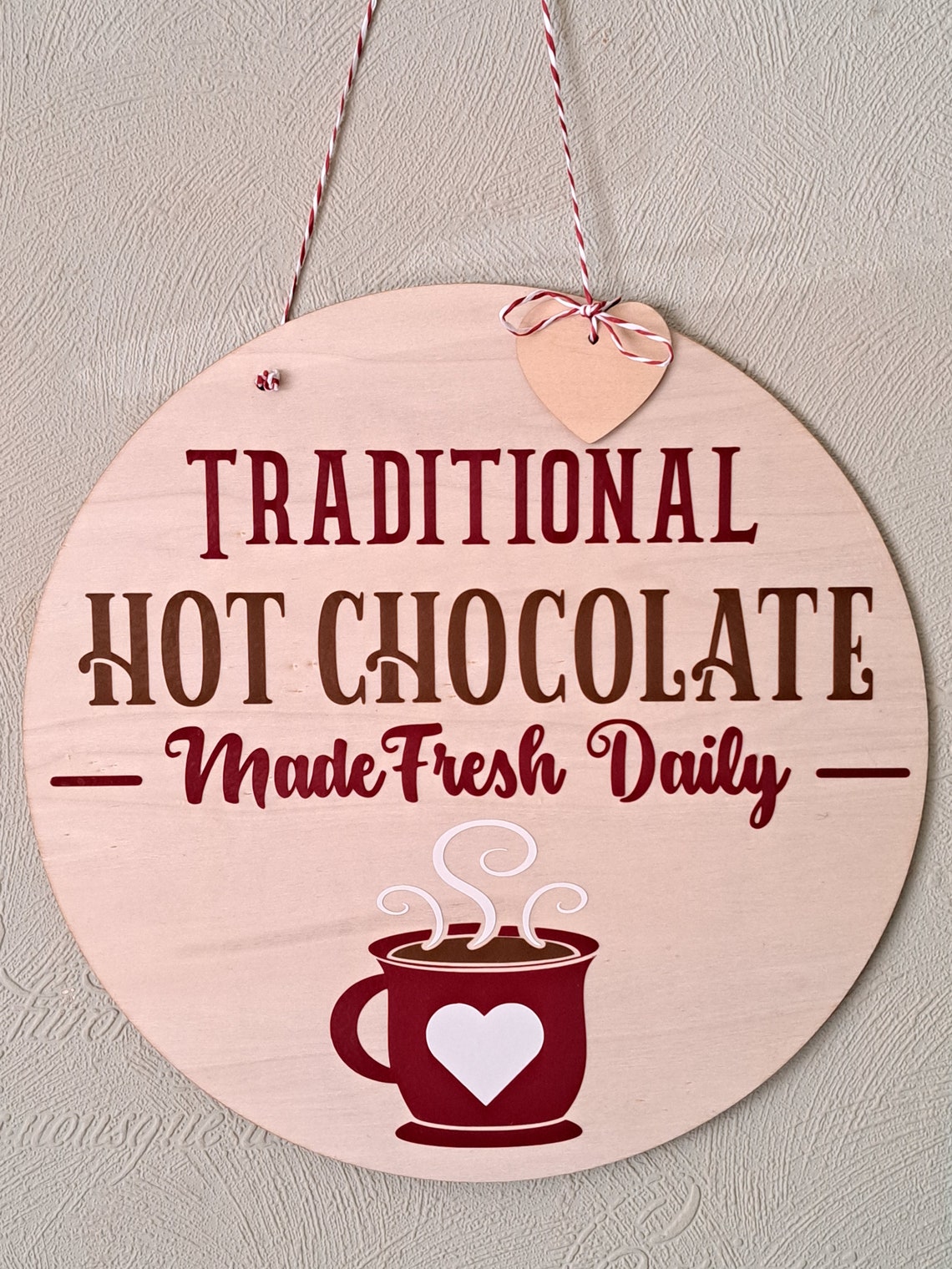 Rustic Hot Chocolate Station / Bar Sign, Crate, Glass Jars and Spoon - Etsy