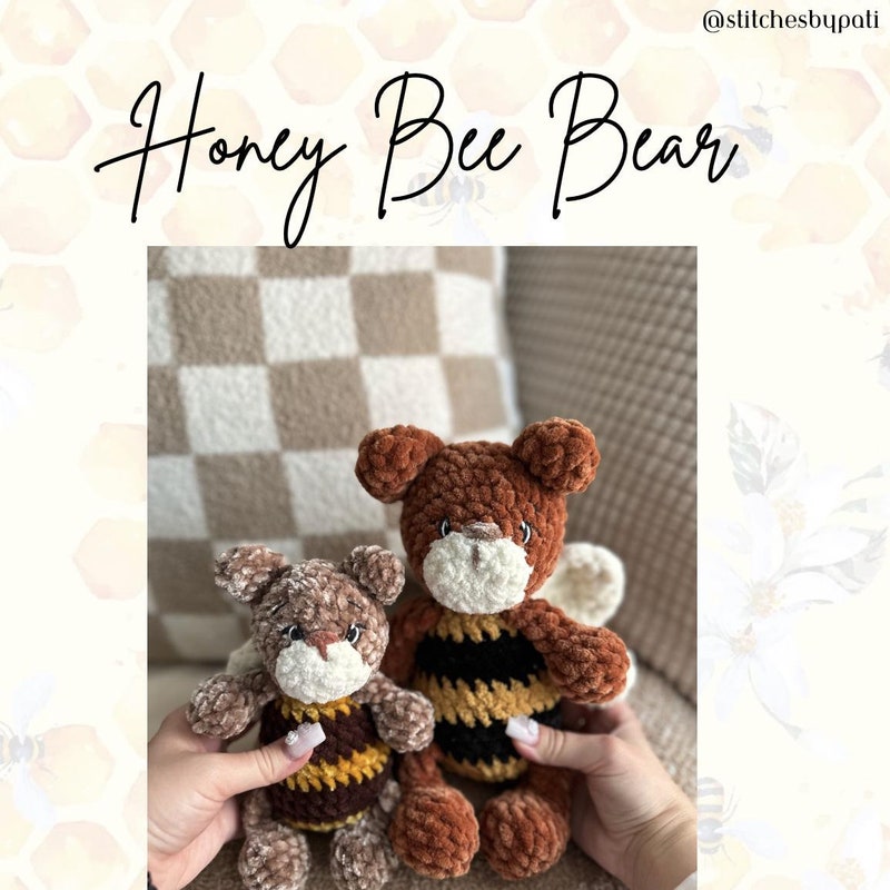 Honey Bee Bear - Etsy