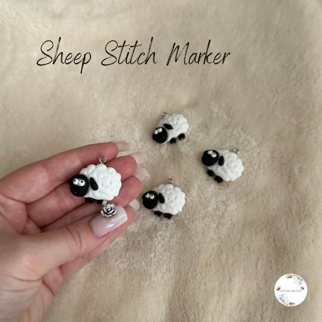 Custom Sheep Stitch Marker Lobster Clasp Crochet/knitting - Etsy