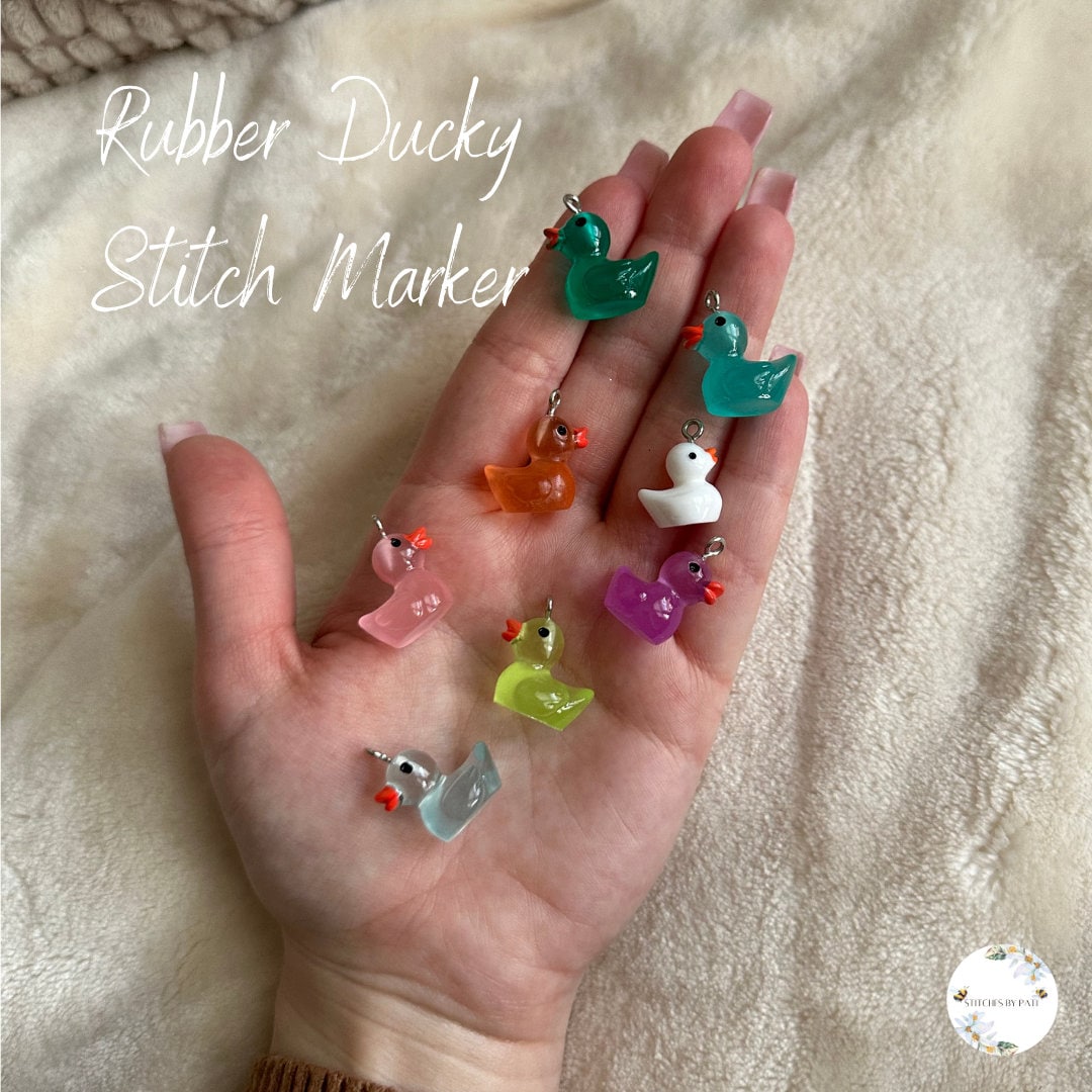 Custom Rubber Ducky Stitch Marker Lobster Clasp Crochet/knitting - Etsy