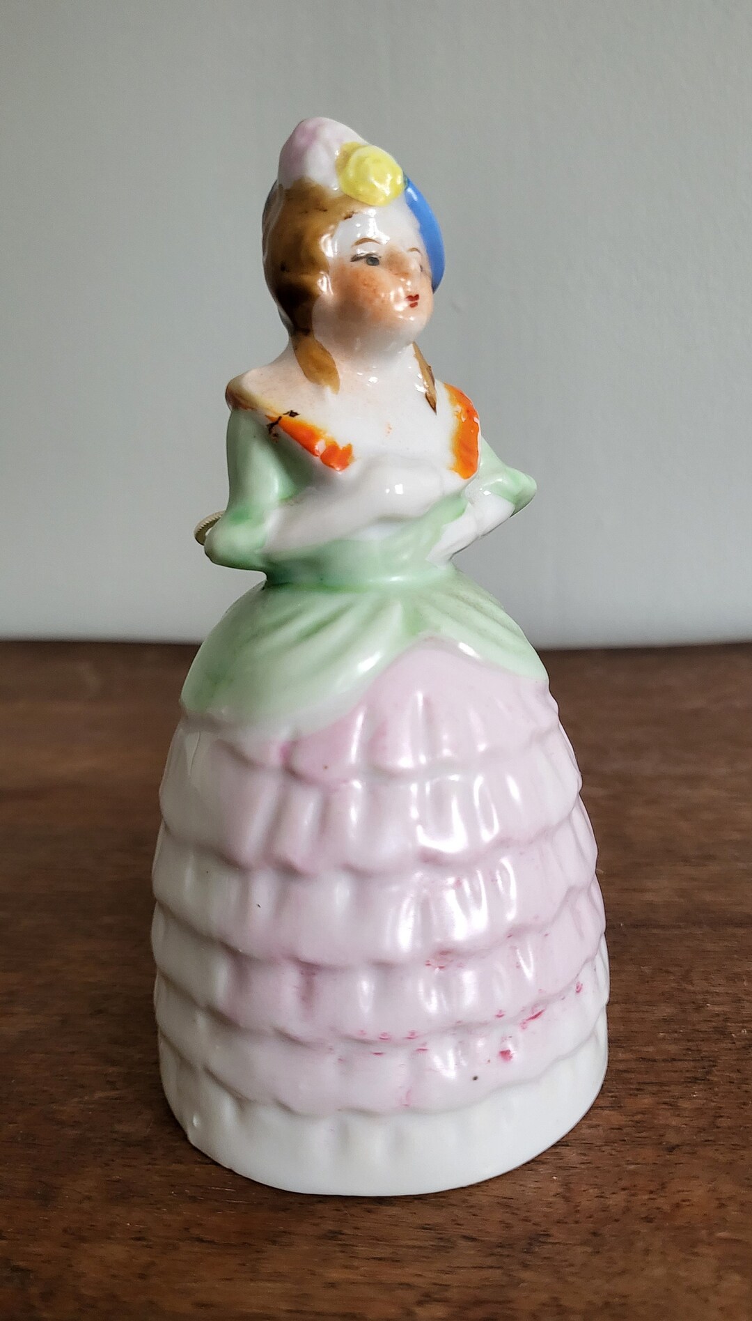 Vintage Victorian Lady Porcelain Bell Made in Japan - Etsy