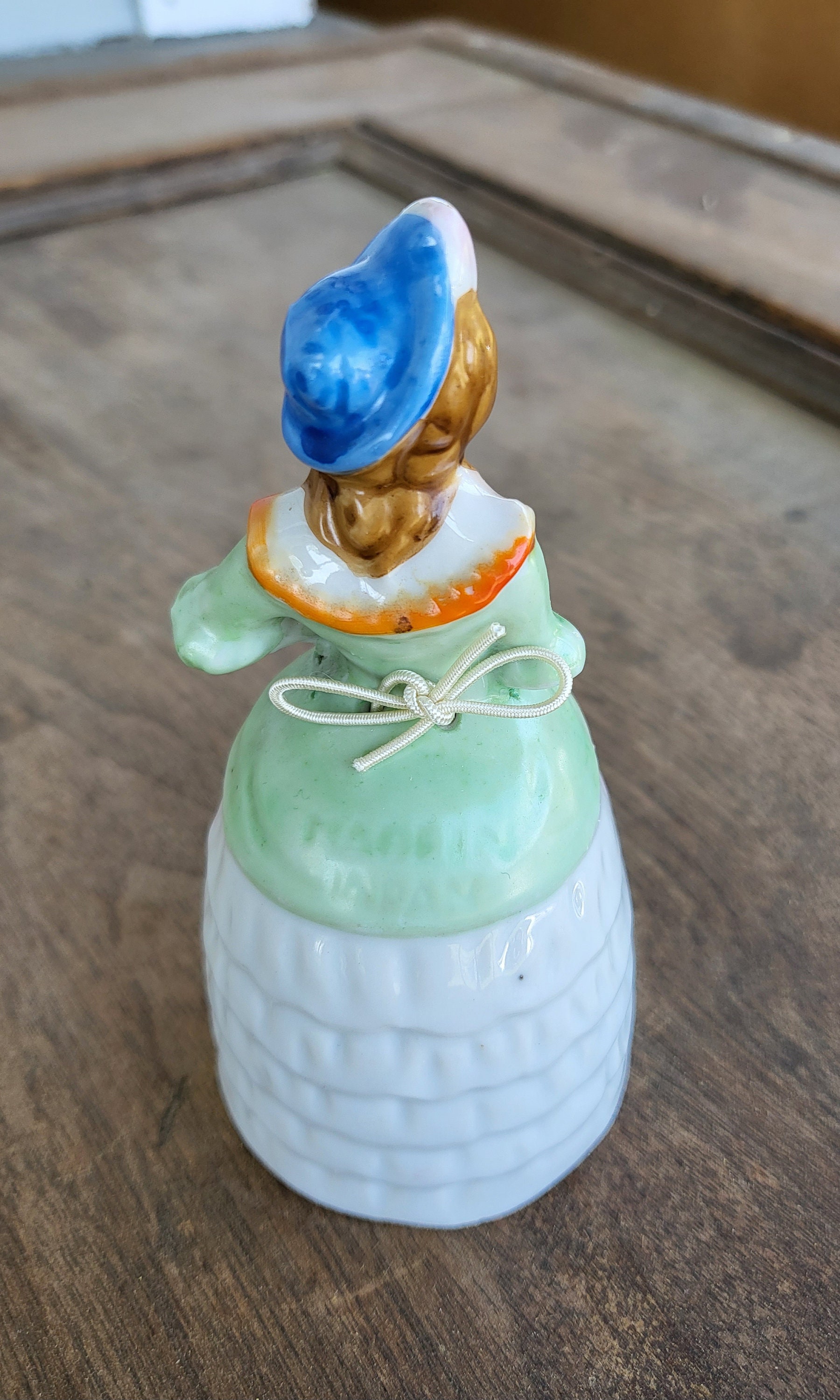 Vintage Victorian Lady Porcelain Bell Made in Japan - Etsy