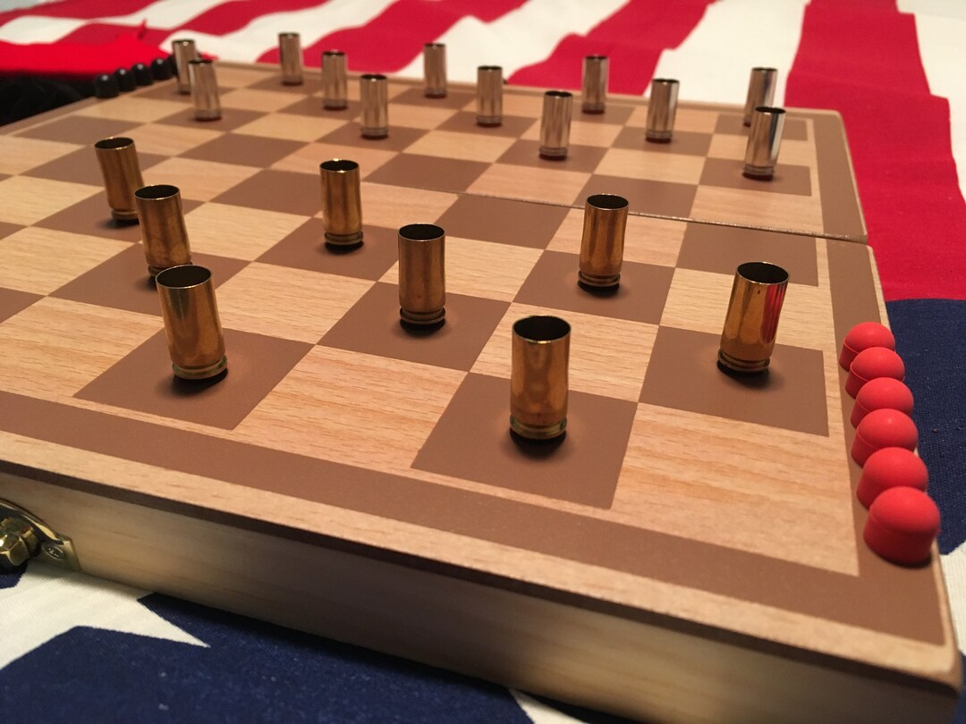 9mm Checkers Game Ammo Checkers Set - Etsy