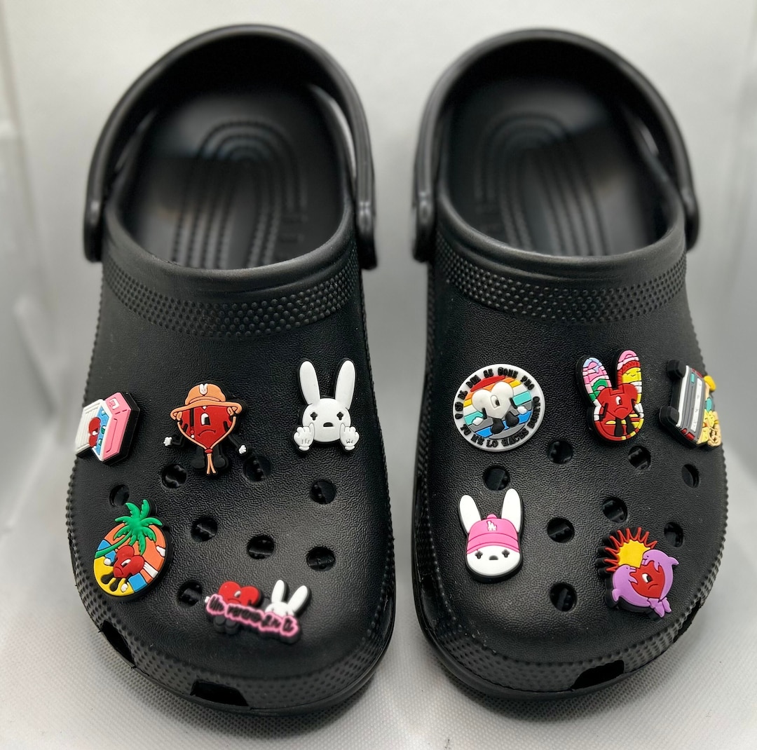 Bad Bunny Croc Charms - Etsy