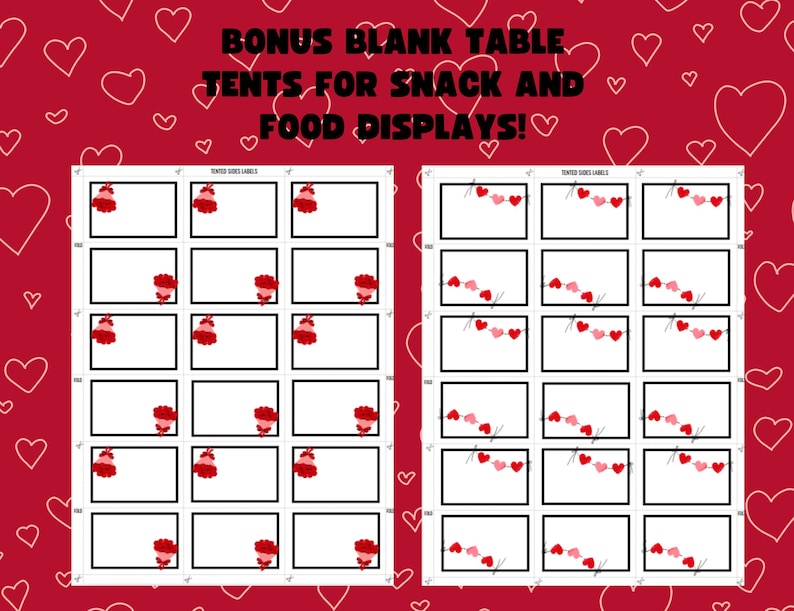 Valentines Bunco Party MEGA Bundle: Printable Scorecards, Tally Sheets ...