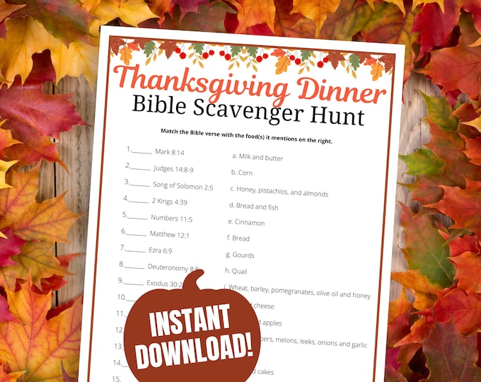 Thanksgiving Bible Game | Thanksgiving Left Right Game | Bible Game ...