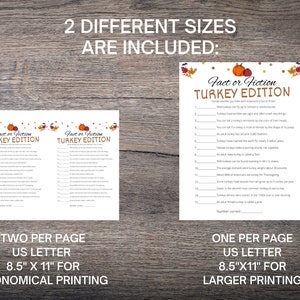 Thanksgiving TRIVIA BUNDLE Thanksgiving Party Games for - Etsy