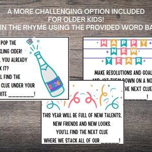 New Years Scavenger Hunt: 24-clue Treasure Hunt (instant Download) - Etsy