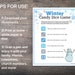 Winter Candy Dice Game: Holiday Party Activity for Kids (PDF) - Etsy
