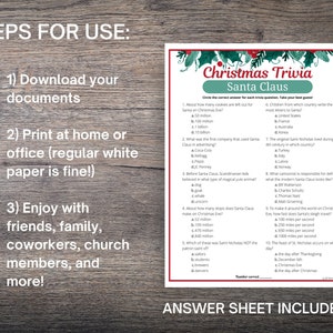 Christmas Trivia Night Bundle, Fun Christmas Trivia Games, Christmas ...