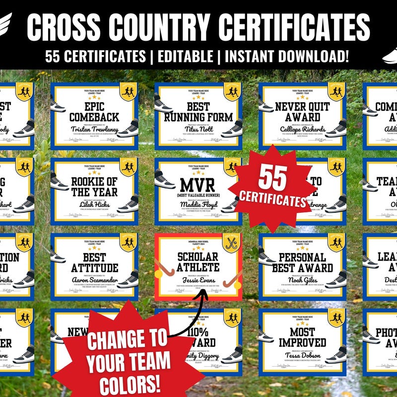 Funny Running Awards - Etsy