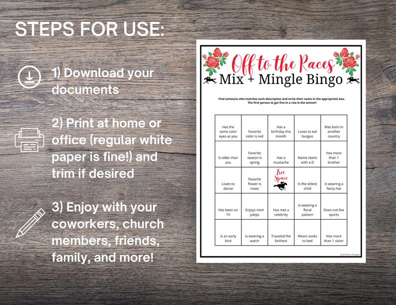 Derby Games MEGA Bundle: 50 Printable Kentucky Party Games (digital ...