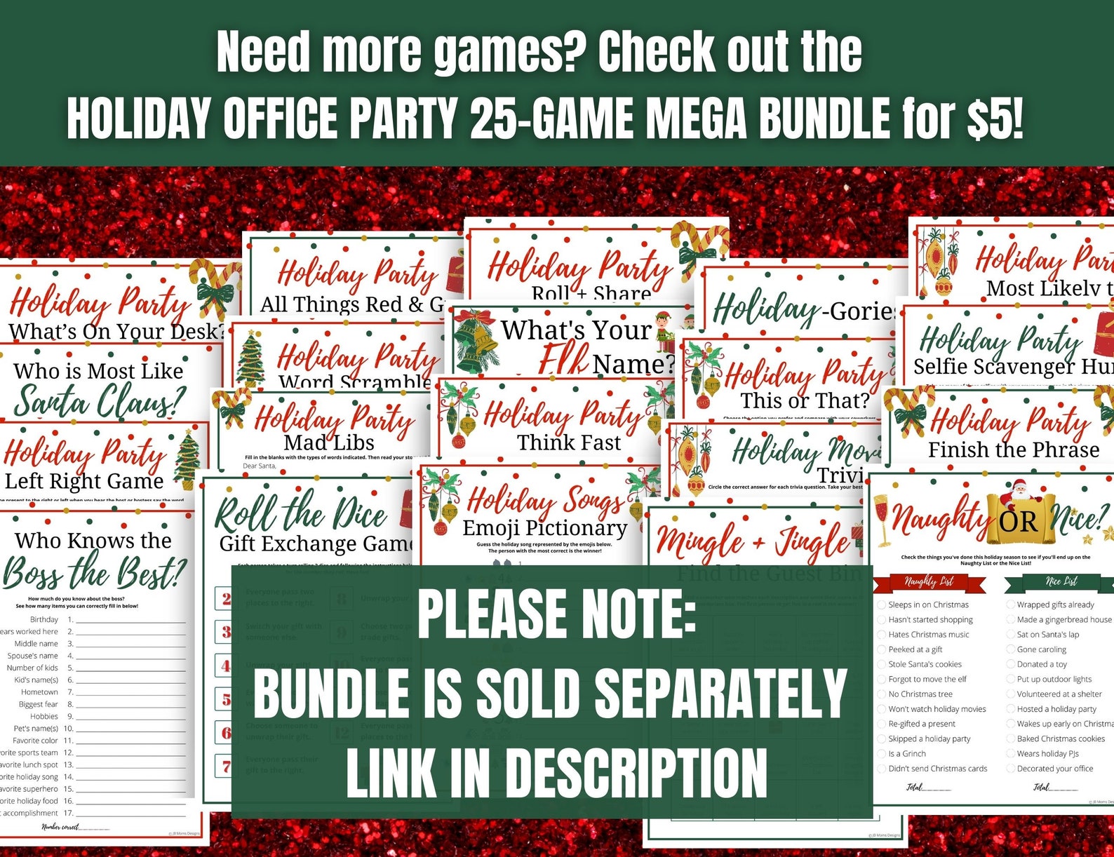 Holiday Roll the Dice Gift Exchange Game: Christmas Party Activity ...