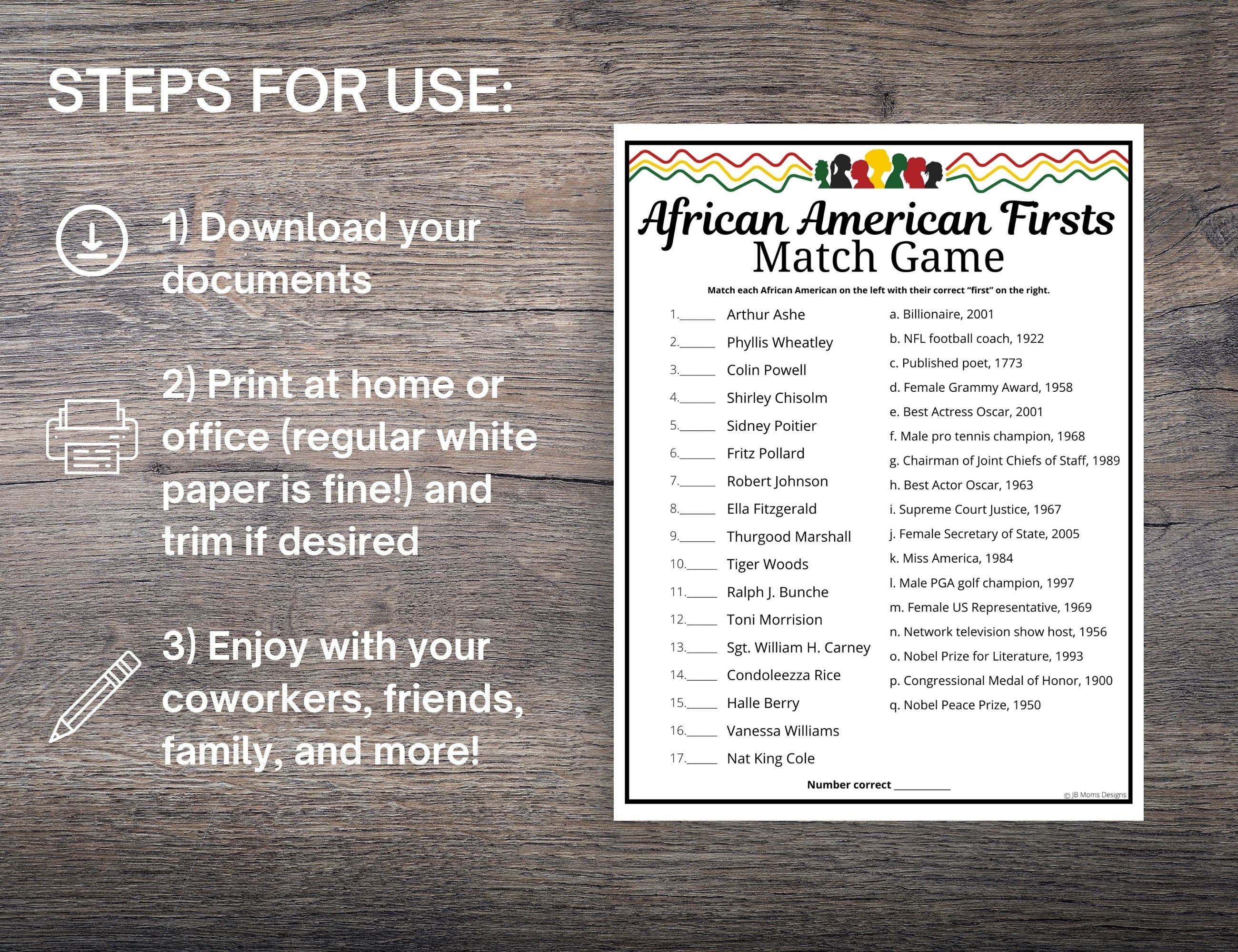 Black History Month Games MEGA Bundle: Trivia, Party Games and ...