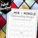 Fellowship Bingo Game: Christian Icebreaker, Church Youth Activity ...