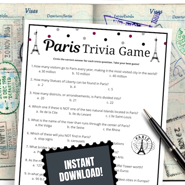 Paris Party Favors - Etsy