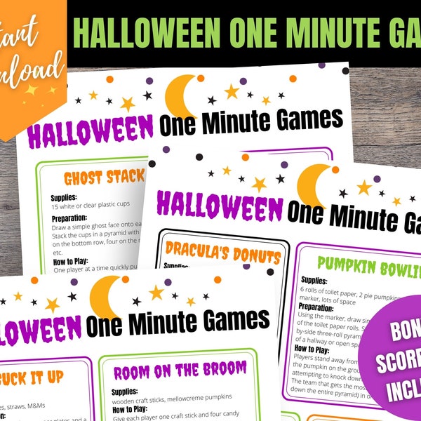 Minute to Win It - Etsy