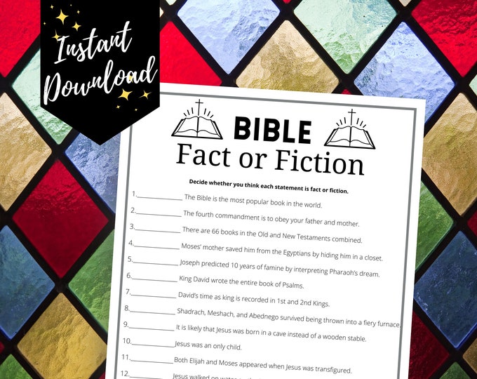 Old Testament Bible Scavenger Hunt - Etsy