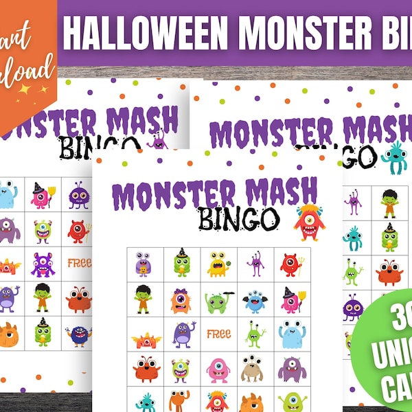 Halloween Bingo - Etsy