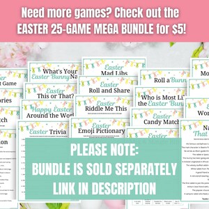 Roll a Bunny Easter Game, Fun Easter Game for Kids, Easter Egg Hunt ...